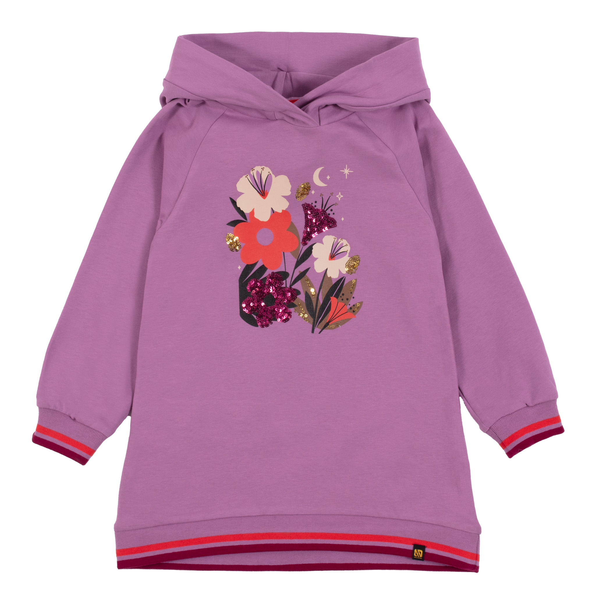 NANO AUTOMNE 24 COMME UNE ÉTOILE FILANTE TUNIQUE À CAPUPCHON MAUVE ...