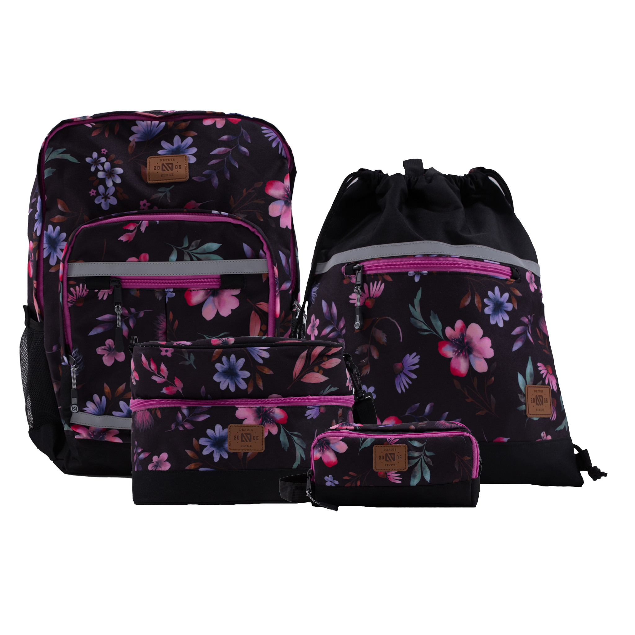 NANO AUTOMNE 25 LA RENTRÉE TABLIER NOIR FLEURIT – Boutique Madijade