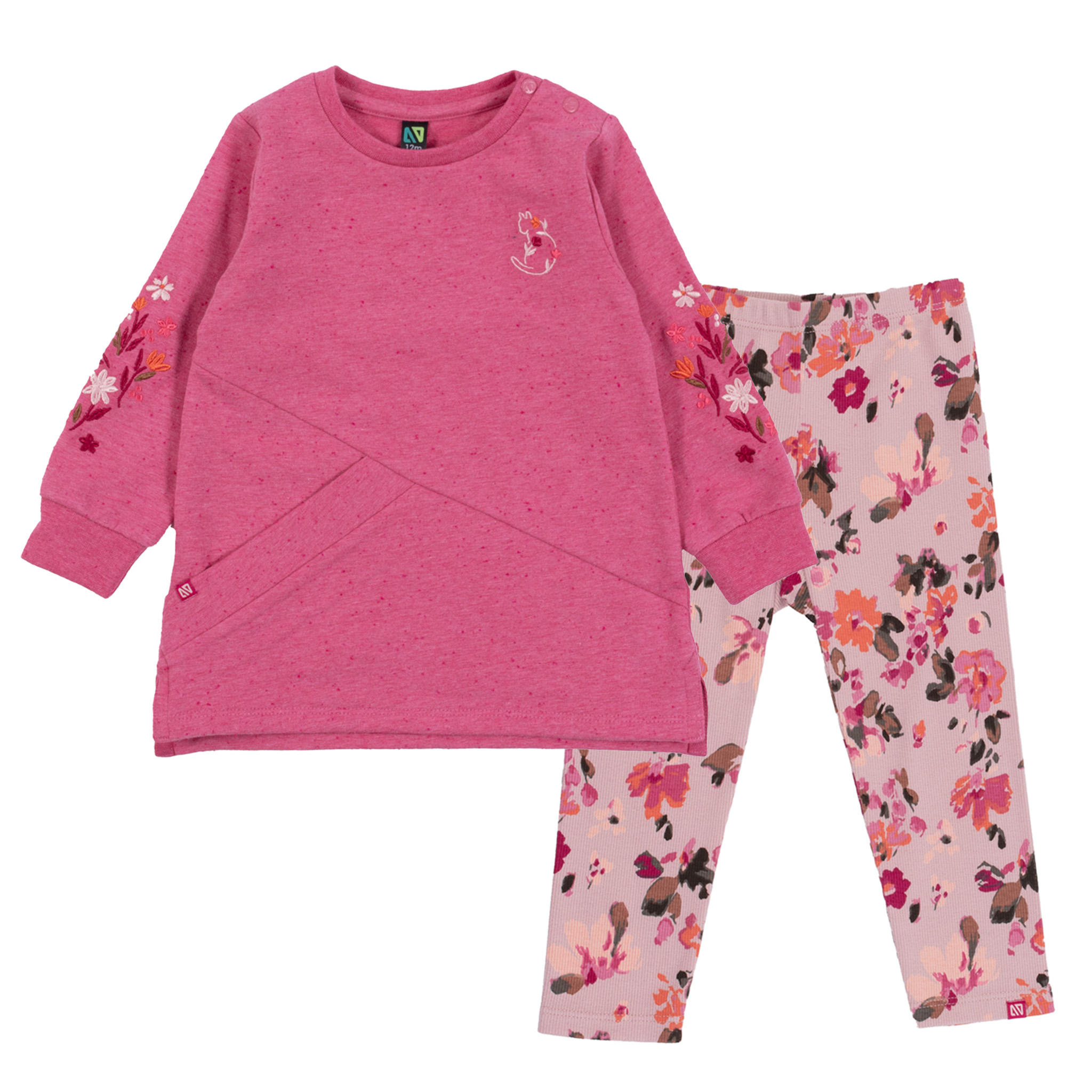 NANO AUTOMNE 25 DOUX CHATON ENSEMBLE 2 PIÈCES ROSE – Boutique Madijade